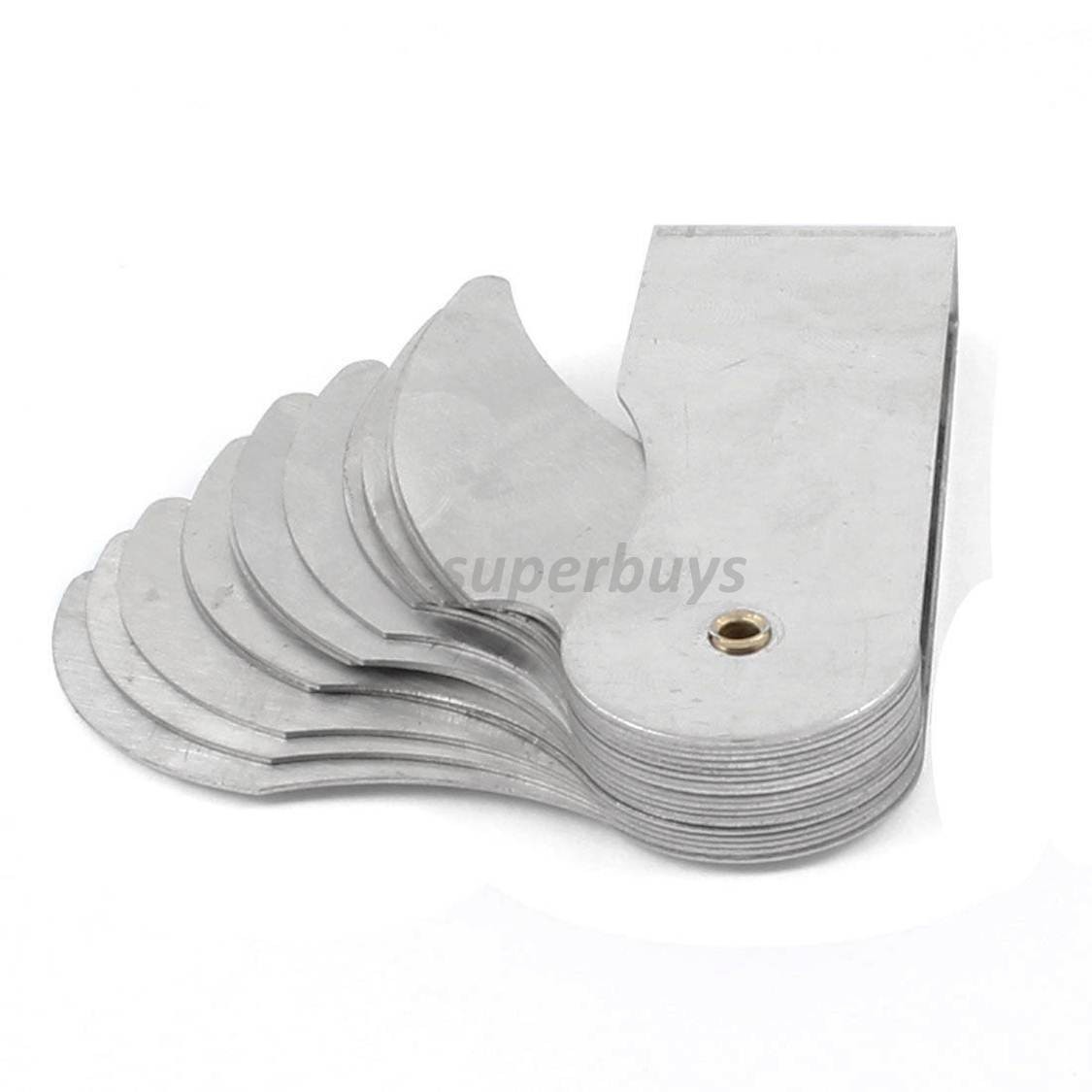 25 - 50mm Radius Fillet Gauge Gage External Internal Concave Convex ...