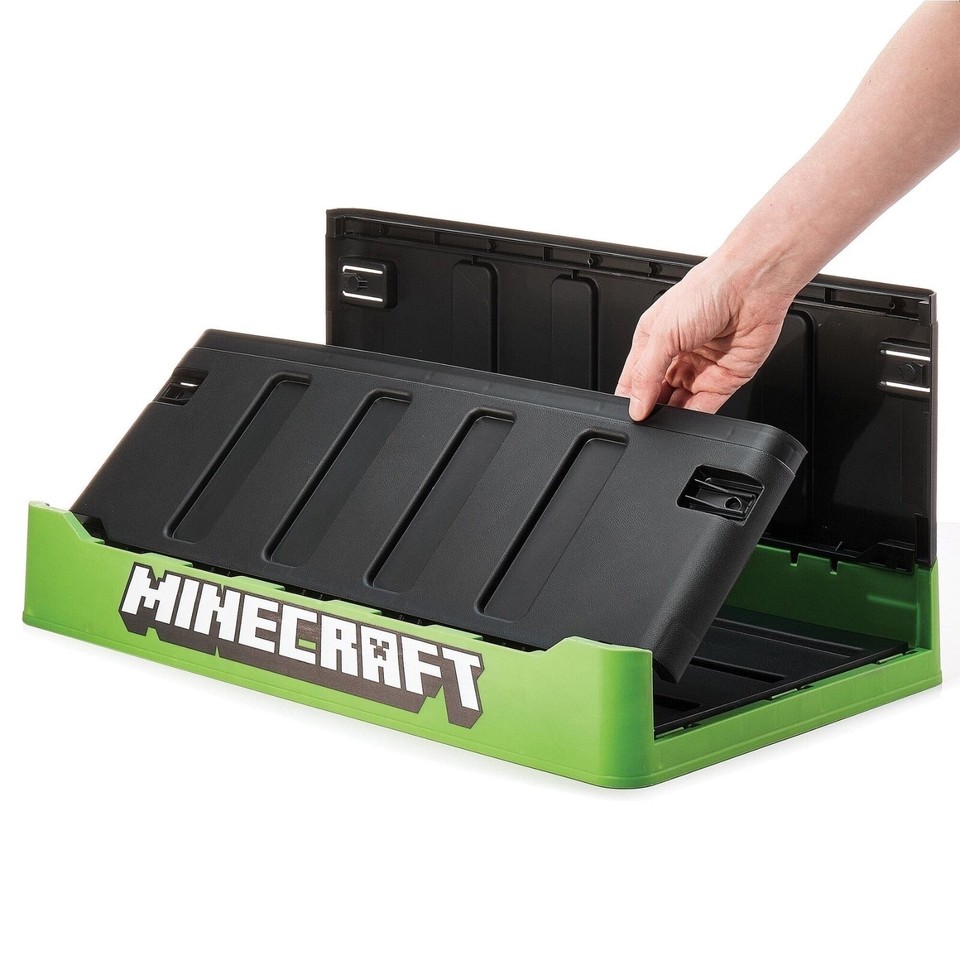 Numskull Official Minecraft Gaming Bedroom Storage Box with folding ...