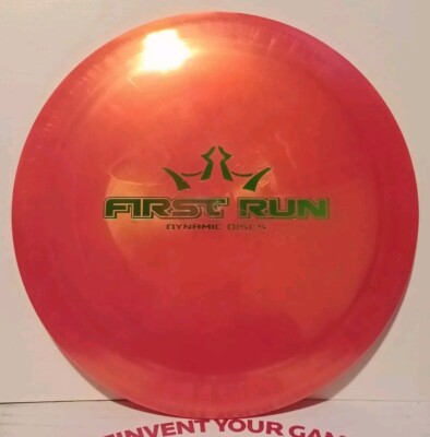 FIRST RUN Dynamic Discs Trespass Fusion DIGI WEIGHT 175g Barstamp FIRST ...