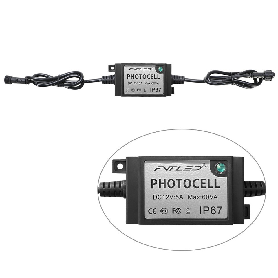 Dusk-to-Dawn Photocell Waterproof Photosensitive Switch Sensor for ...