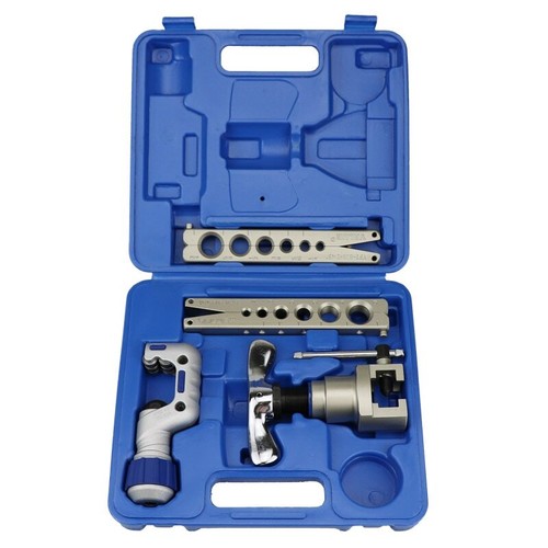 Eccentric Copper Tube Pipe Flaring Tool Kit with Cutter for Air ...