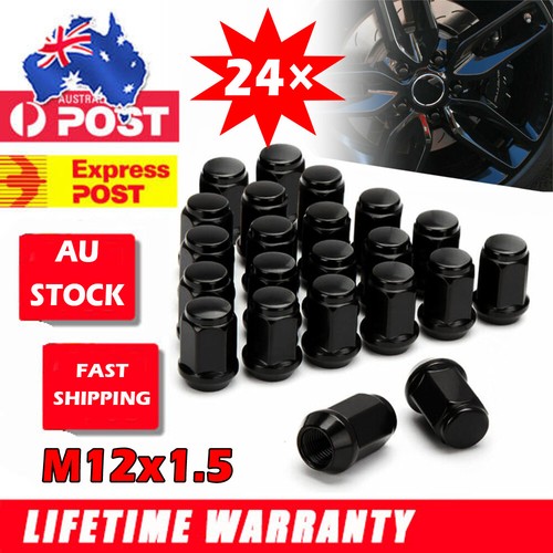 24x M12x1.5 Wheel Nuts Lugs For HiLux 4WD Falcon Triton Bravo BT50 ...