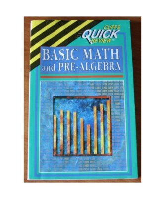 Cliffs Quick Review Basic Math and Pre Algebra, Jerry Bobrow | eBay
