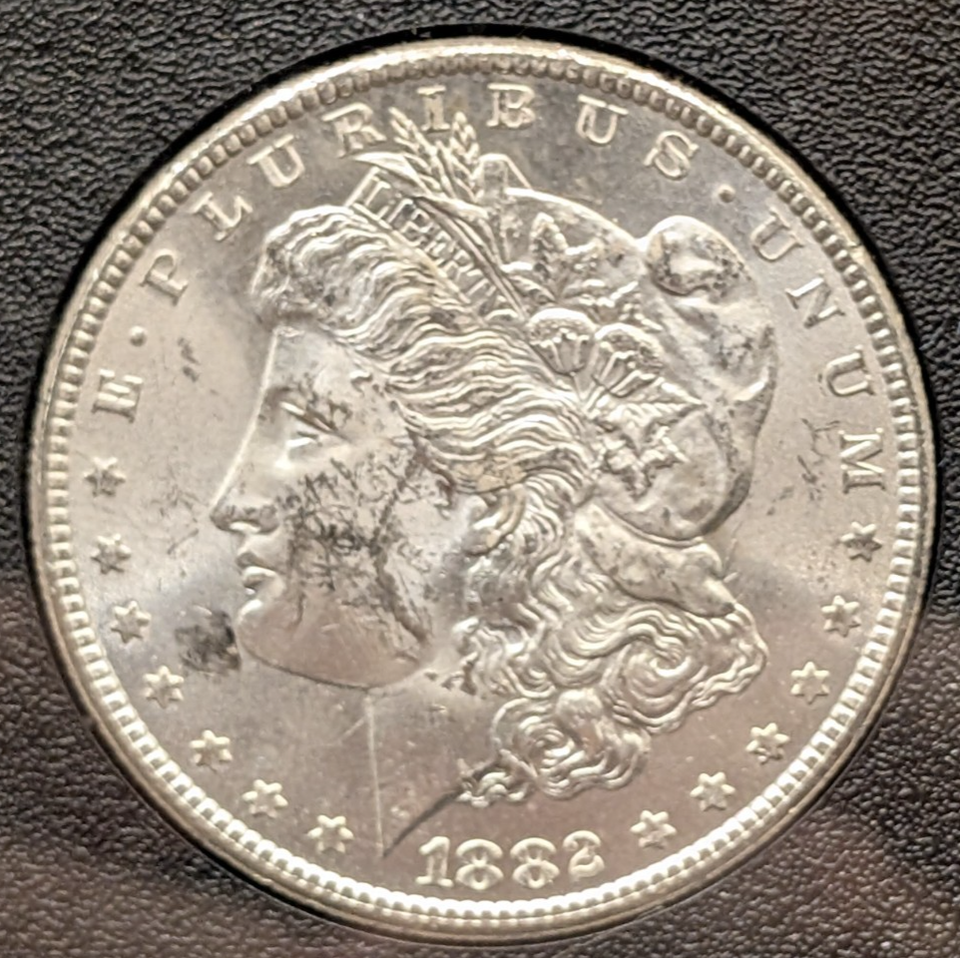 NIXON CARSON CITY 1882CC 1882 CC SILVER DOLLAR WITH BOX #37 | eBay