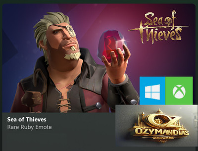 Sea of Thieves Rare Ruby Emote 2025 40th Anniversary Edition Exclusive ...