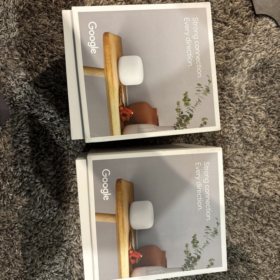 Google Nest Wifi H2D AC2200 Dual-Band Wi-Fi 5 Mesh Router - Snow ...