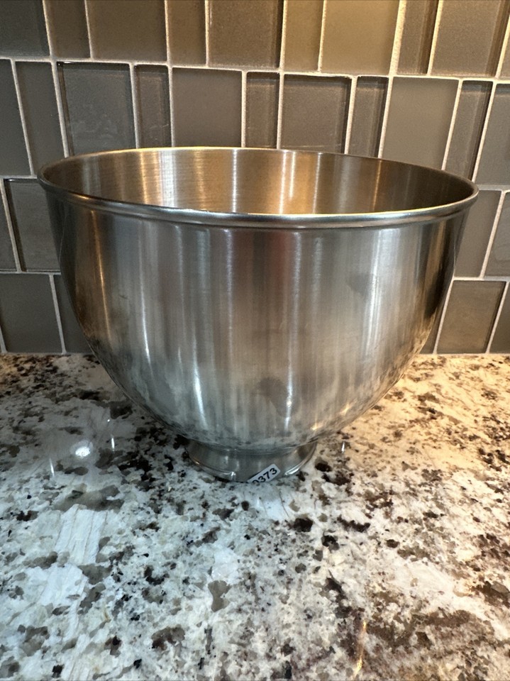 KitchenAid Stand Mixer K45 Metal 4.5 Quart Mixing Bowl With Twist Lock ...