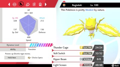 Pokemon Sword and Shield 6iv Shiny Regieleki - FAST DELIVERY! | eBay