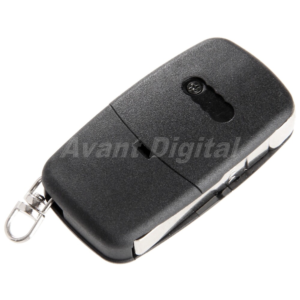 Black 3 Button Flip Remote Key Fob Blade Case Shell For TT A2 A3 A4 A6 ...