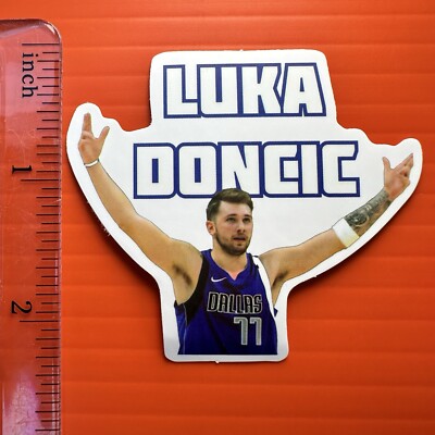 Luka Doncic STICKER Dallas Mavericks NBA Basketball Mavs | eBay