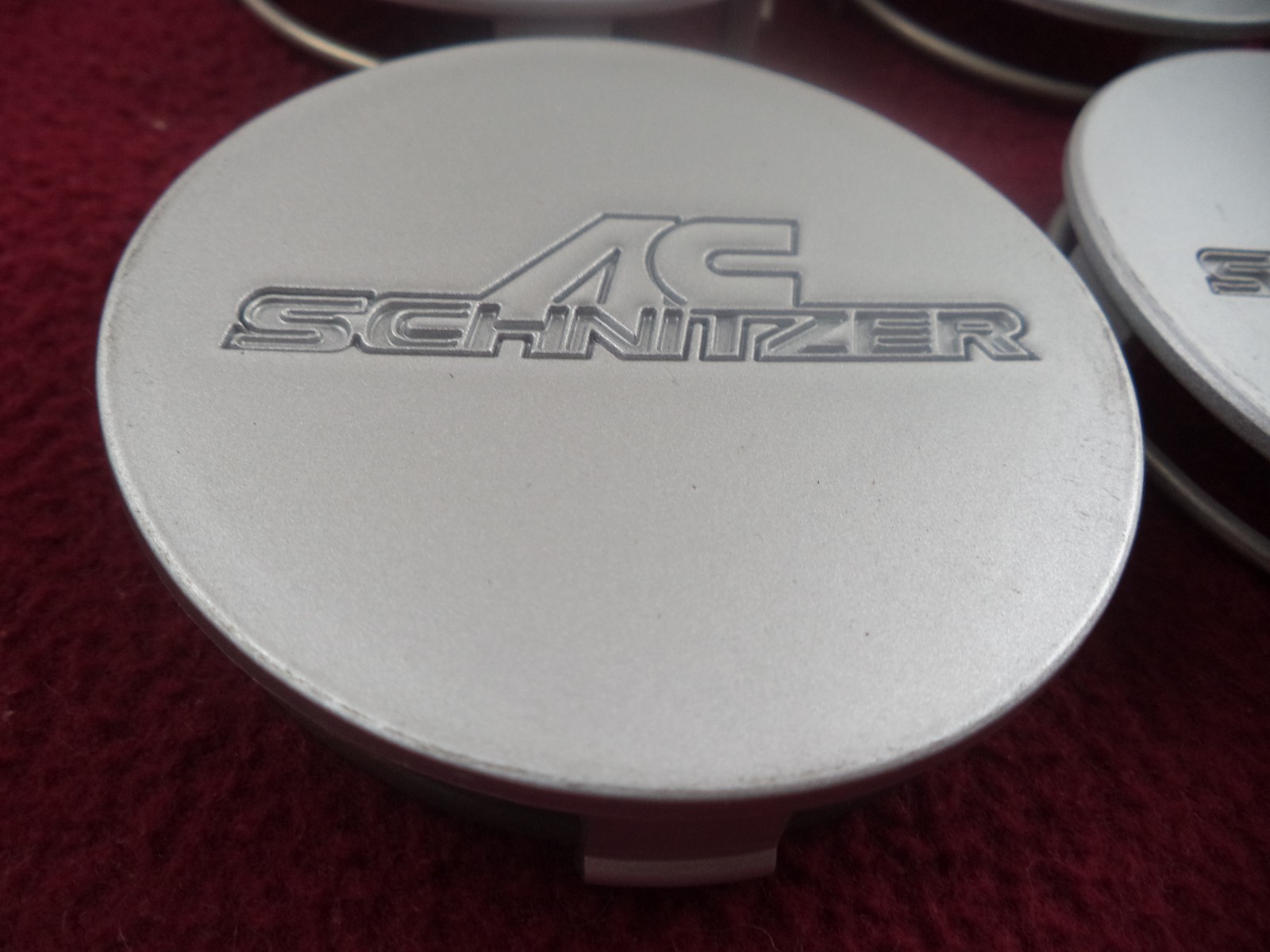 AC Schnitzer Wheels Silver Custom Wheel Center Caps Set of 4 # 79089 ...