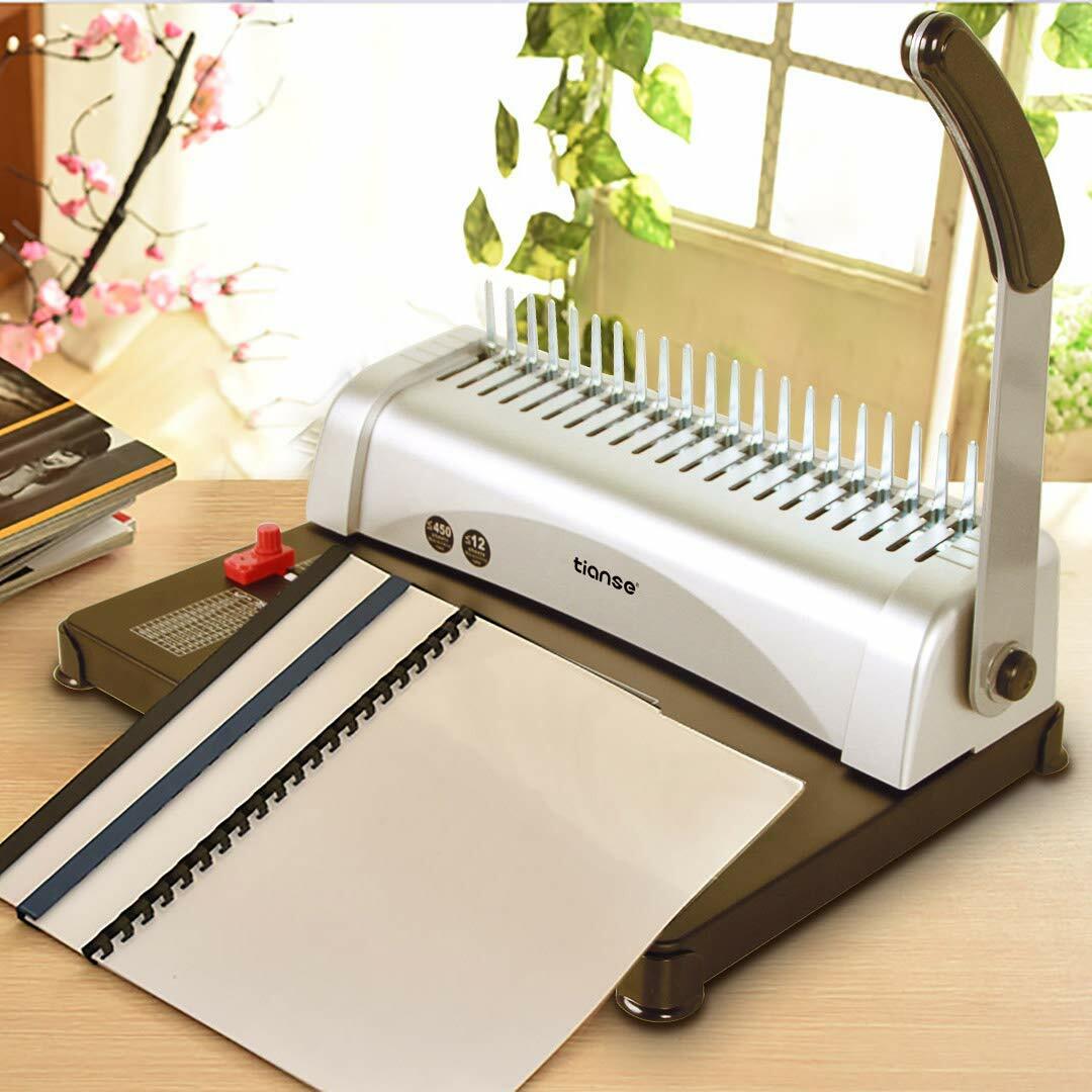 Metal Spiral Binding Machine Semi Automatic Metal Spiral Binding