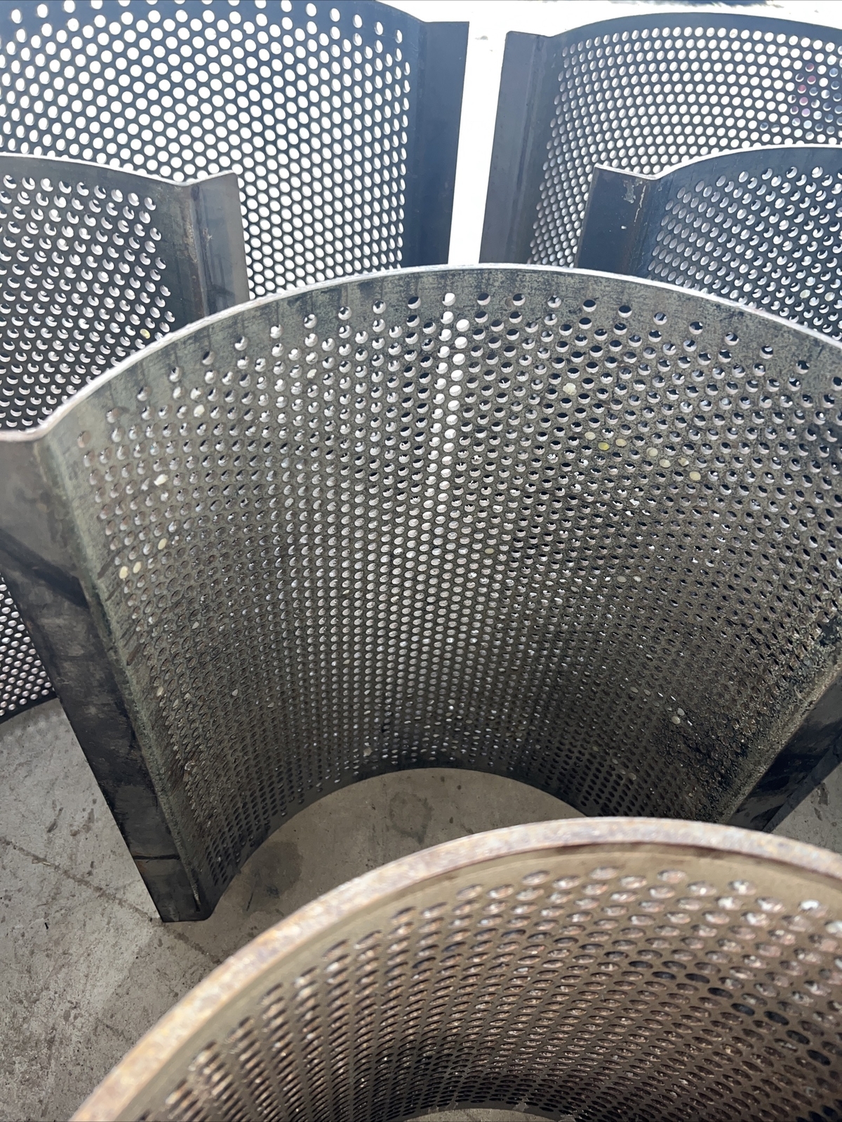 Pulverizer Screen Granulator Screen Metal Grinder CNC LOT OF 6 | eBay