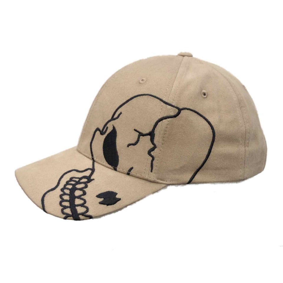 Skull Skeleton Skateboard Biker Motorcycle Military Goth Baseball Ball ...