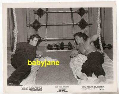 MARLON BRANDO ARTHUR JURADO ORIGINAL 8X10 PHOTO BARECHESTED 1950 THE ...
