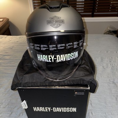 HARLEY DAVIDSON Helmet Open Face 3/4 MAYWOOD II H33 Silver 98159-22VX ...
