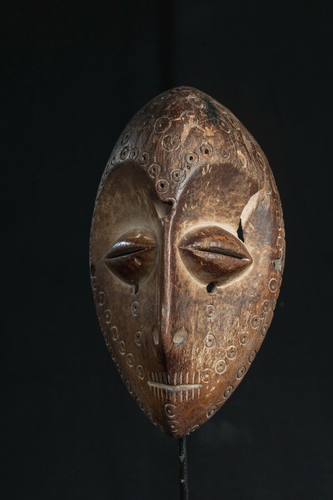 Lega Bwami Society Mask, Democratic Republic of Congo, African Tribal ...