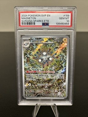 Pokemon TCG: Magneton 159 Scarlet & Violet Surging Sparks ETB Promo ...