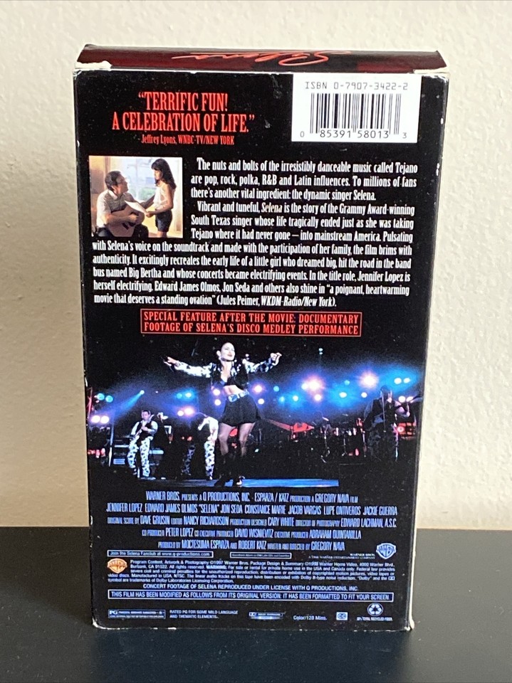 Selena (VHS, 1997) 85391490937| eBay