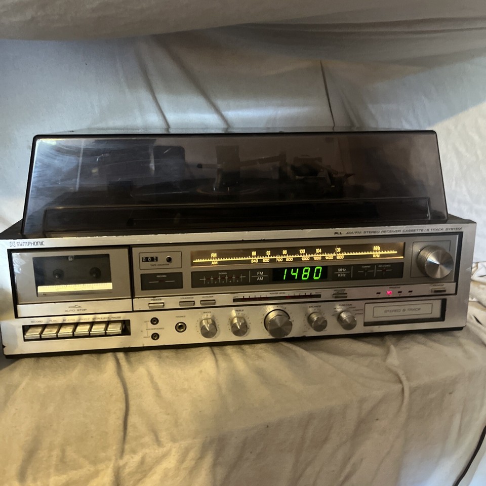 Symphonic Stereo System RPEC-7003 AM/FM stereo receiver cassette/8 ...