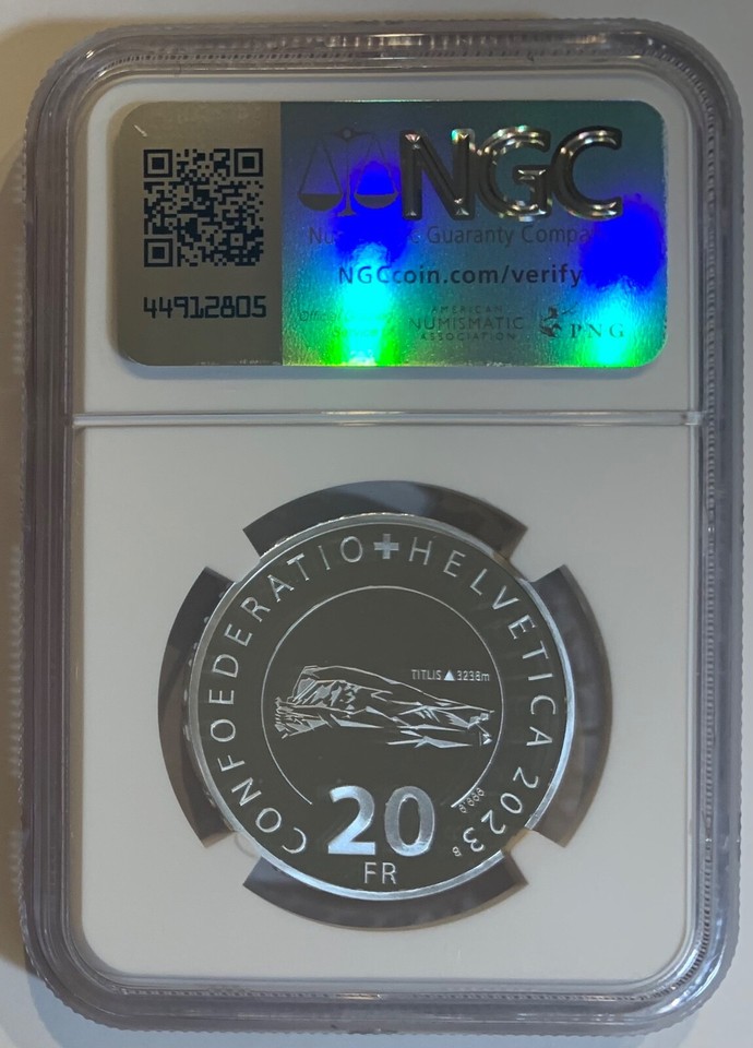 2023 Switzerland 20 Francs silver coin, Titlis, NGC PF 69 | eBay