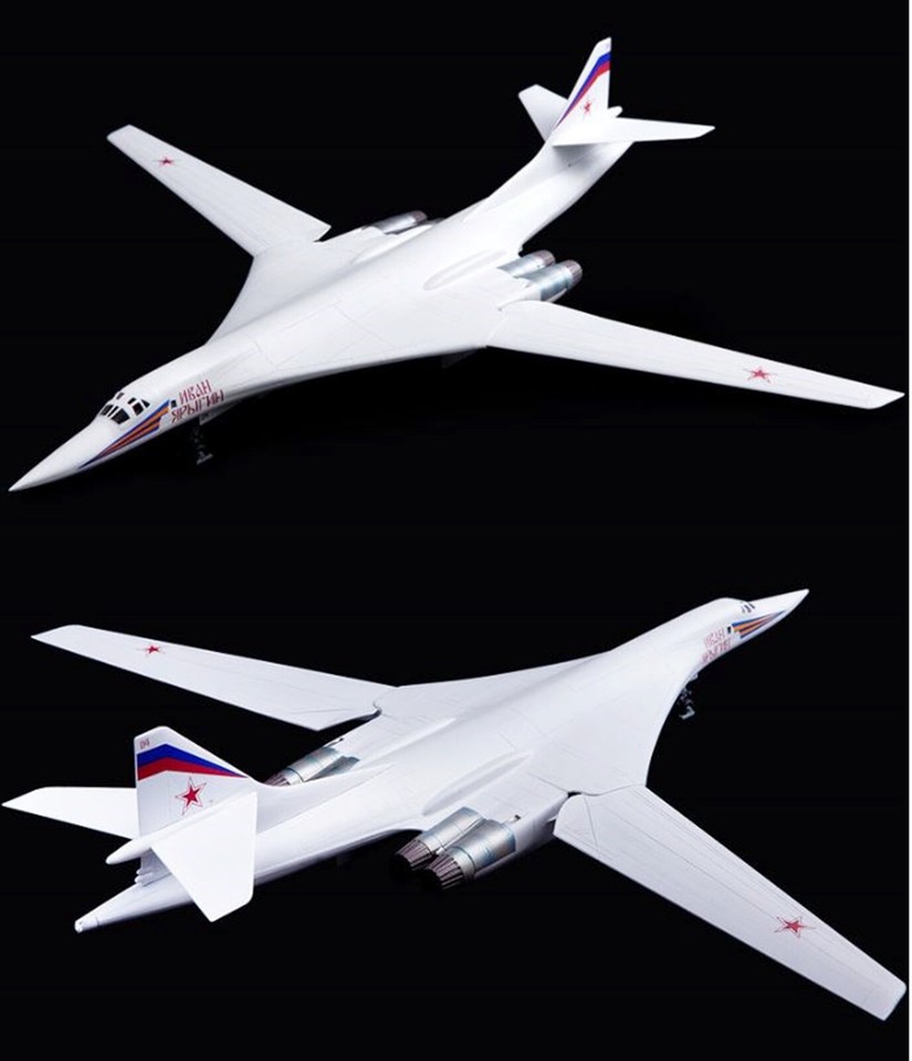 Academy 1/144 Russian Air Force Tu-160 Blackjack Hobby Plastic Model ...