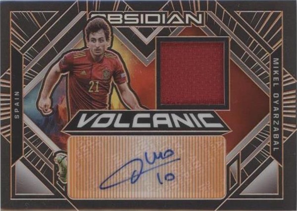2021-22 Panini Obsidian - Volcanic Material Signatures Electric Etch ...