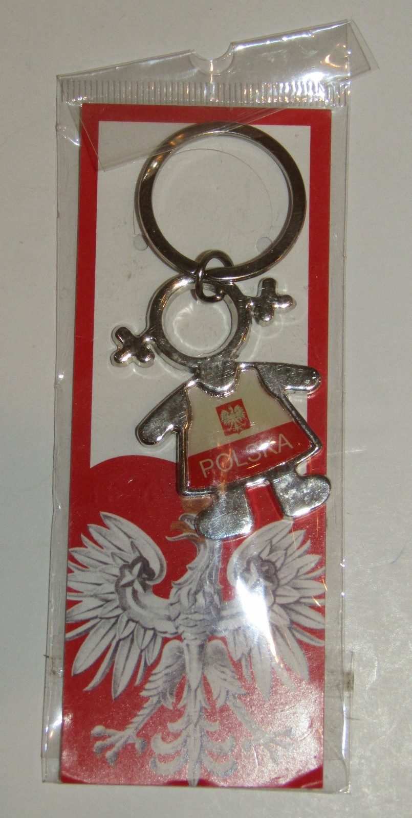 Poland Polish Polska Eagle Girl Key Ring | eBay