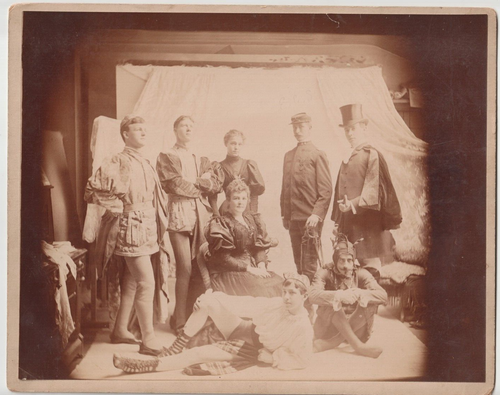 Columbia Pennsylvania PA :Lg Albumen Photo 1870s Opera House , Goethe's ...