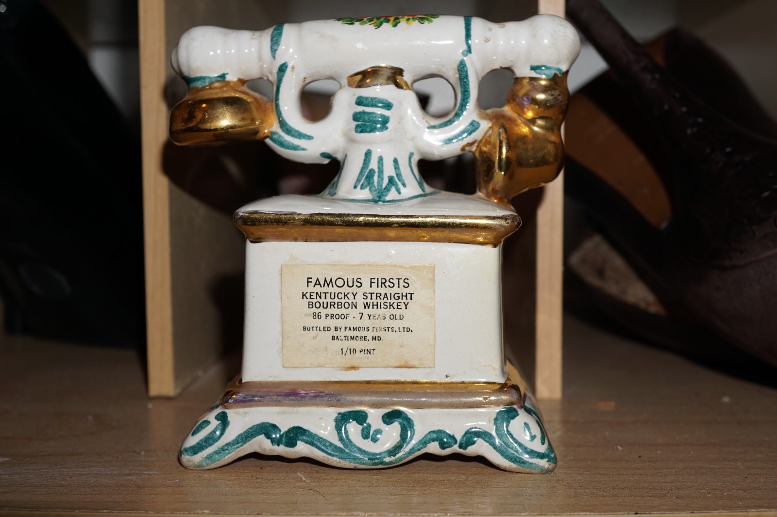 Vintage Miniature French Rotary Porcelain Telephone Famous Firsts LTD ...
