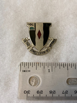 Authentic US Army 60th Infantry Regiment Unit DI DUI Crest Insignia 5D ...