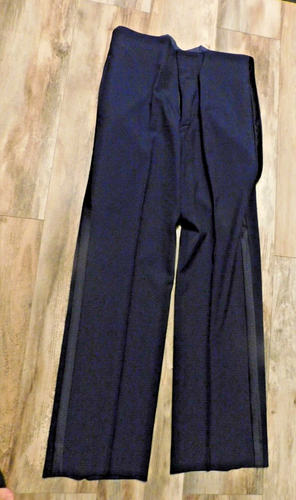 USAF AIR FORCE PATRIOT MENS OFFICER BLUE DRESS MESS PANTS SIZE 33 X 30. ...
