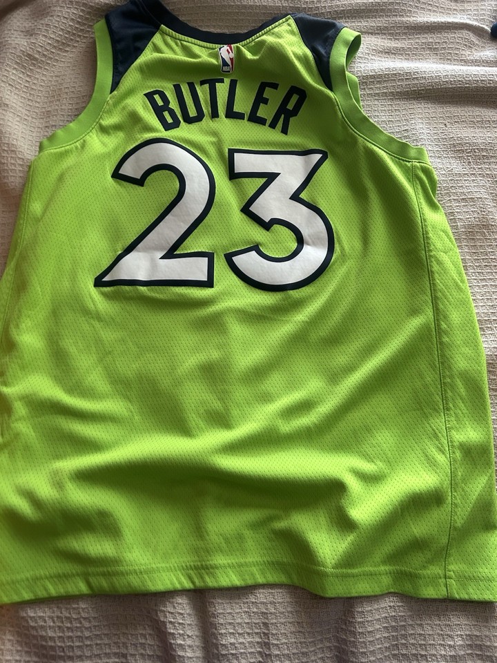 Jimmy Butler #23 Minnesota Timberwolves Men's Green Jersey Neon | eBay