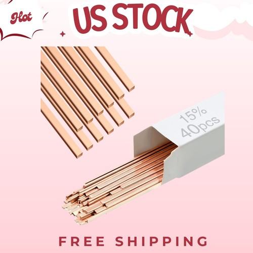 40-Pack Brazing Rods, 15% Silver Solder Phos Copper for HVAC & AC | eBay