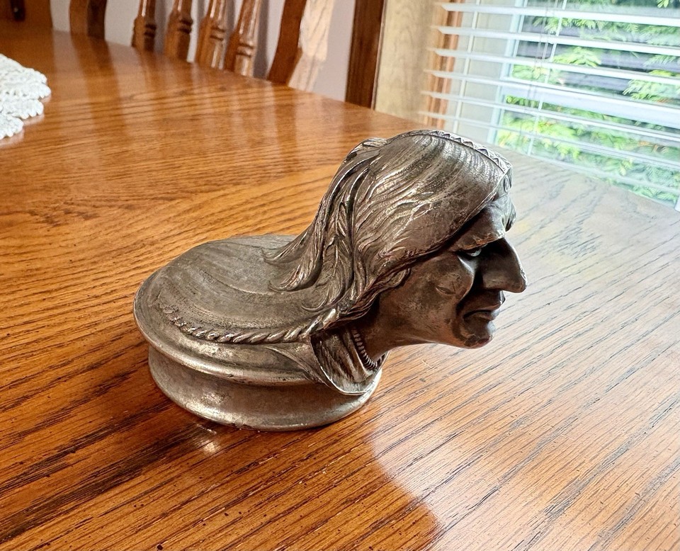 Pontiac Vintage Radiator Cap Indian Chief Hood Ornament | eBay