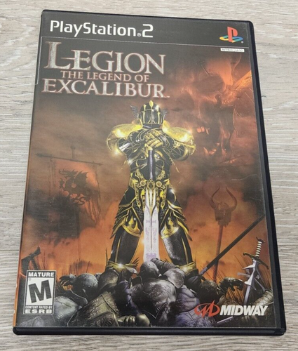 Legion The Legend Of Excalibur Sony Playstation 2 PS2 Complete CIB ...