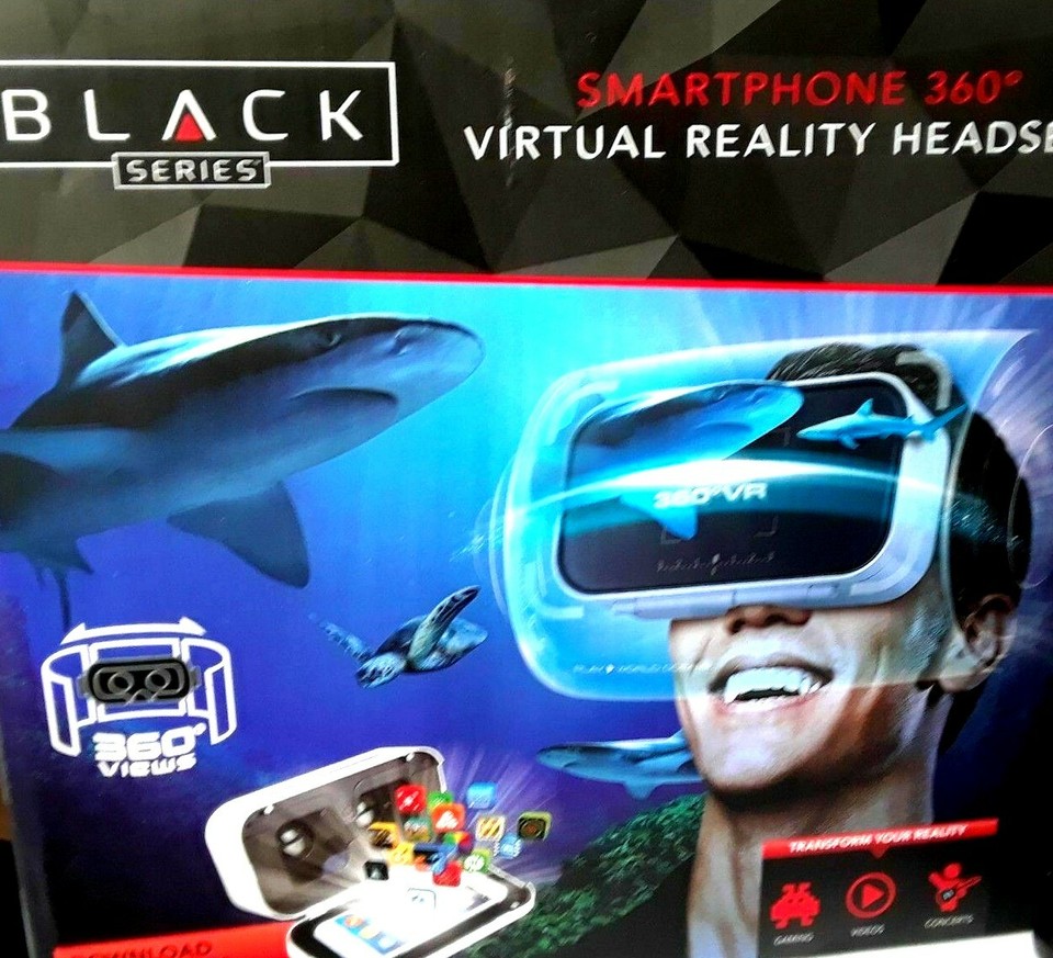 Black Series Smartphone 360 Degree Virtual Reality Headset 360 degree ...