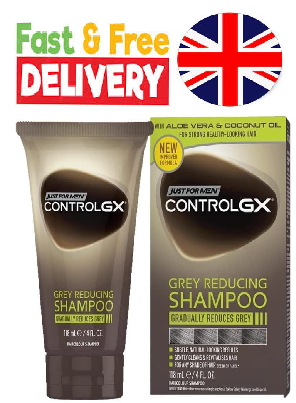 Just For Men Grey Reducing Shampoo Control Gx New 118ml* | eBay UK