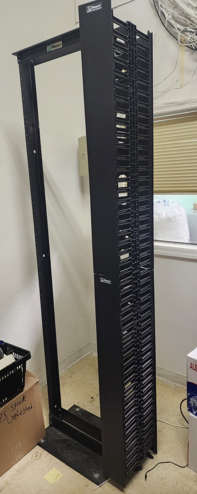 Panduit R2PS Rack Frame W/ NETRUNNER CABLE MANAGEMENT 45U 84" Height x ...