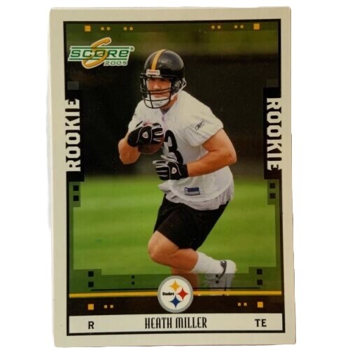 2005 Score Heath Miller Rookie Card RC 356 GRADED 10 BCCG | eBay