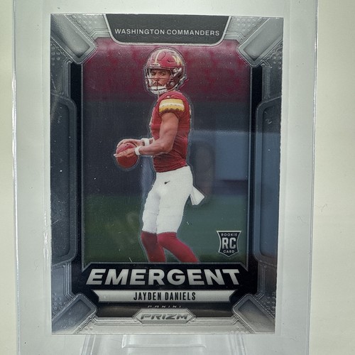 2024 Panini Prizm Jayden Daniels Emergent Rookie Card Commanders RC | eBay