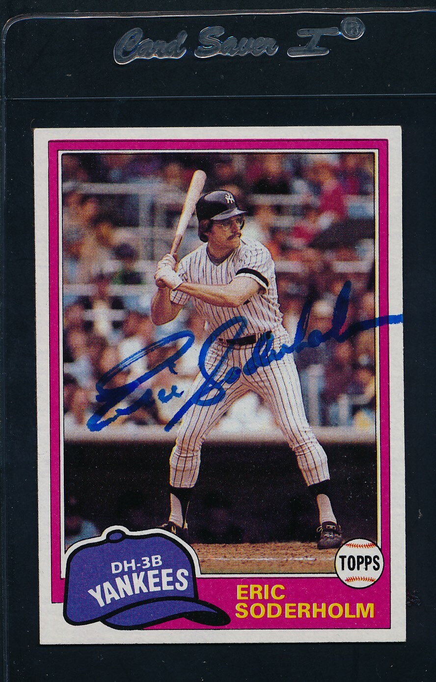 1981 Topps #383 Eric Soderholm Yankees Signed Auto *48632 | eBay
