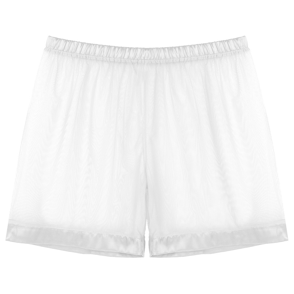 Men's See-Through Sheer Mesh Loose Shorts Underwear Cover up Boxer ...