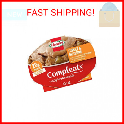 HORMEL COMPLEATS Turkey & Dressing Microwave Tray, 10 oz. (6 Pack) | eBay