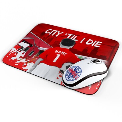 Personalised Bristol Mouse Mat Football Fan Computer Mouse Pad Boys PC ...
