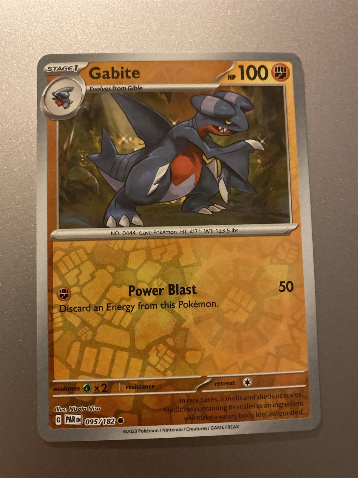 Gabite Pokemon TCG Card 095/182 Reverse Holo | eBay