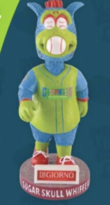 2024 WISCONSIN TIMBER RATTLERS WHIFFER SUGAR SKULL SGA BOBBLEHEAD 5/5 ...