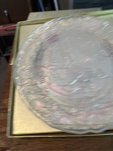 Vintage Christmas Imperial Glass Plate fourth Days of Christmas | eBay