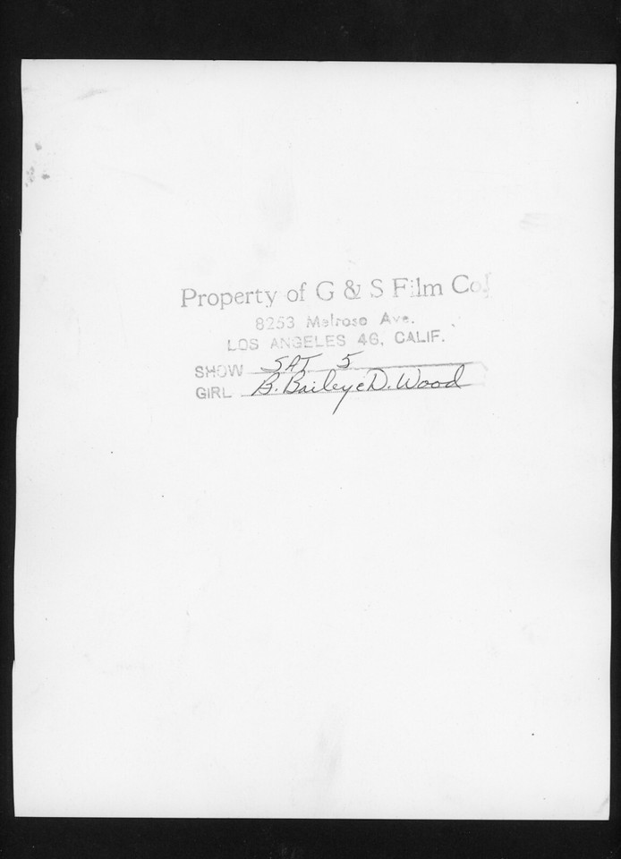 ORIGINAL 1950s BEVERLY BAILEY DORIS WOOD Cheesecake 8x10 Burlesque Pin ...