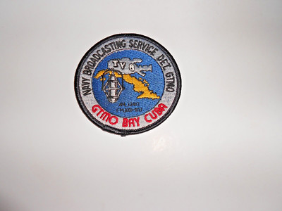 NAVY BROADCASTING SERVICE GTMO BAY CUBA PATCH--(b2) | eBay